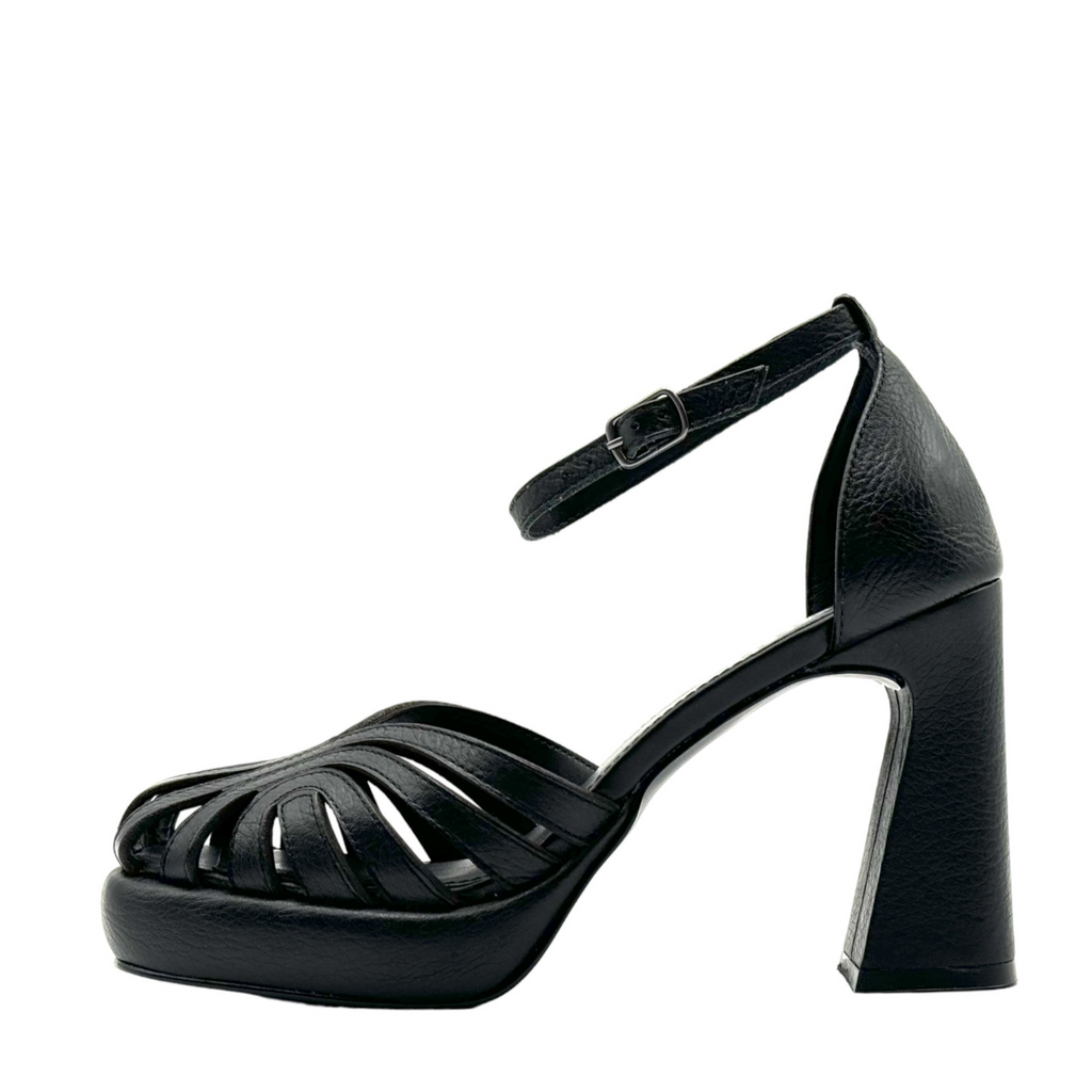Karmel Cage Toe Retro Platform Heels – Chelsea Crew
